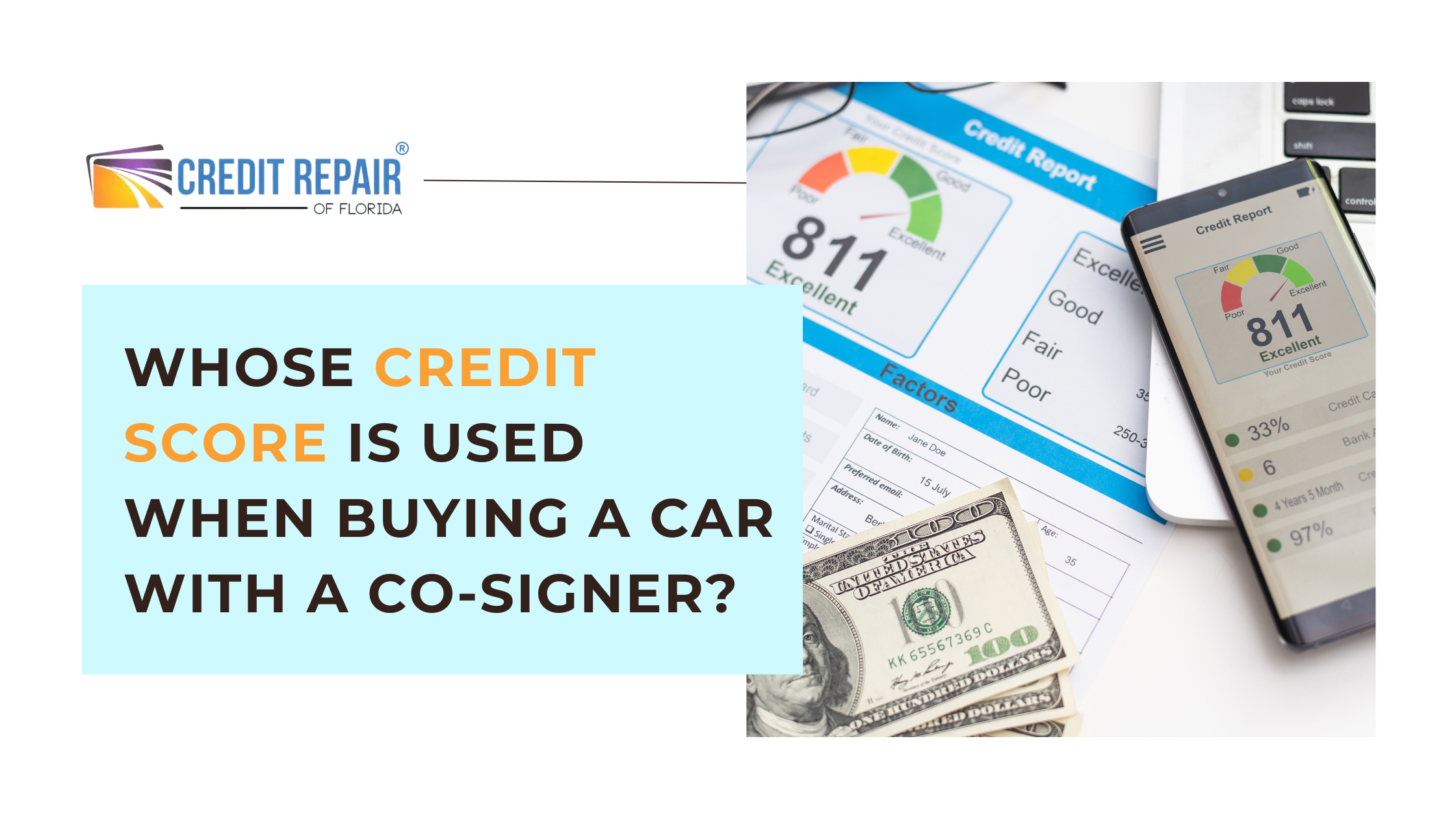 Whose Credit Score Is Used When Buying a Car with a Co-Signer? - Credit ...